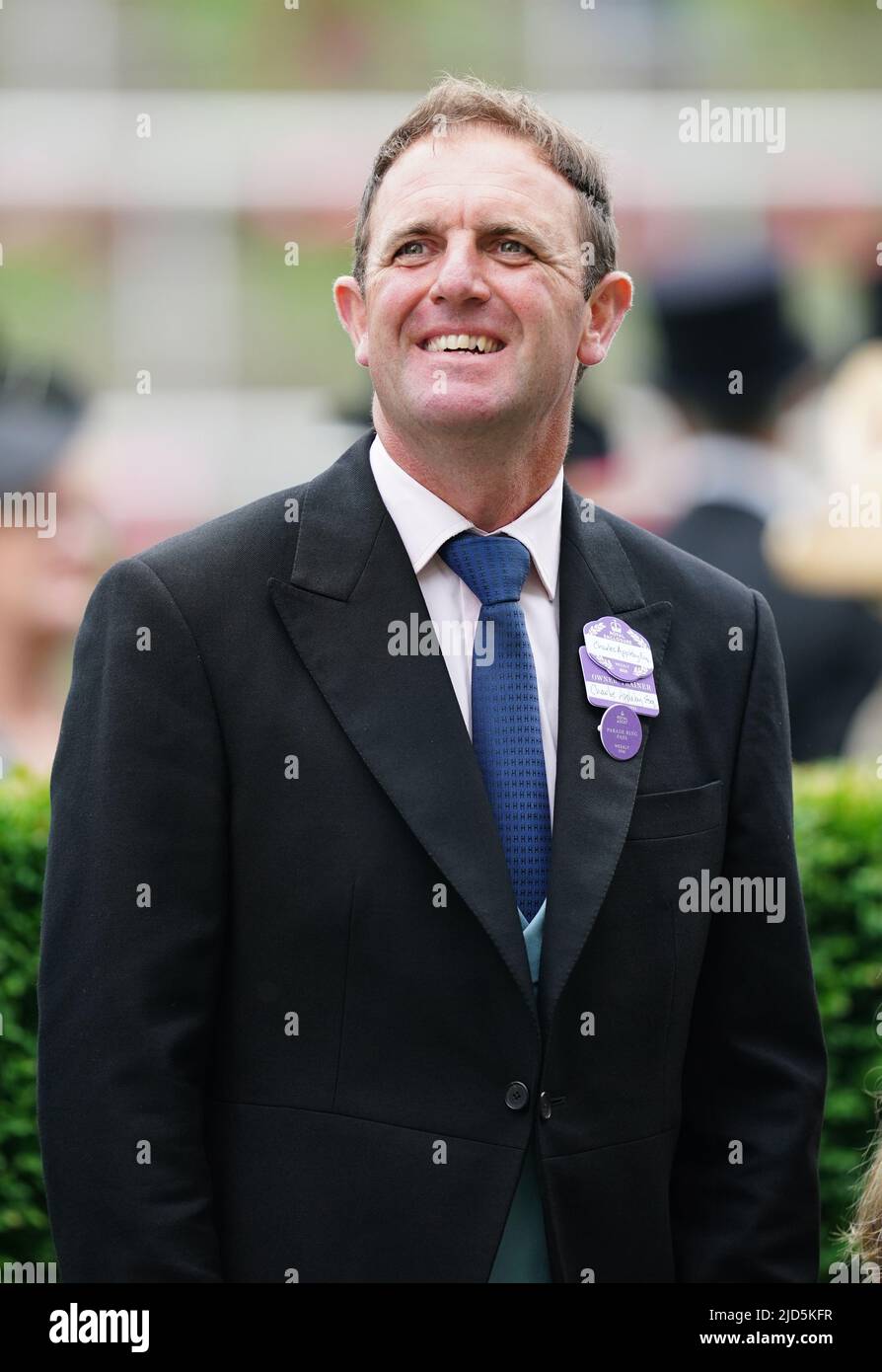 Trainer Charlie Appleby during day five of Royal Ascot at Ascot ...