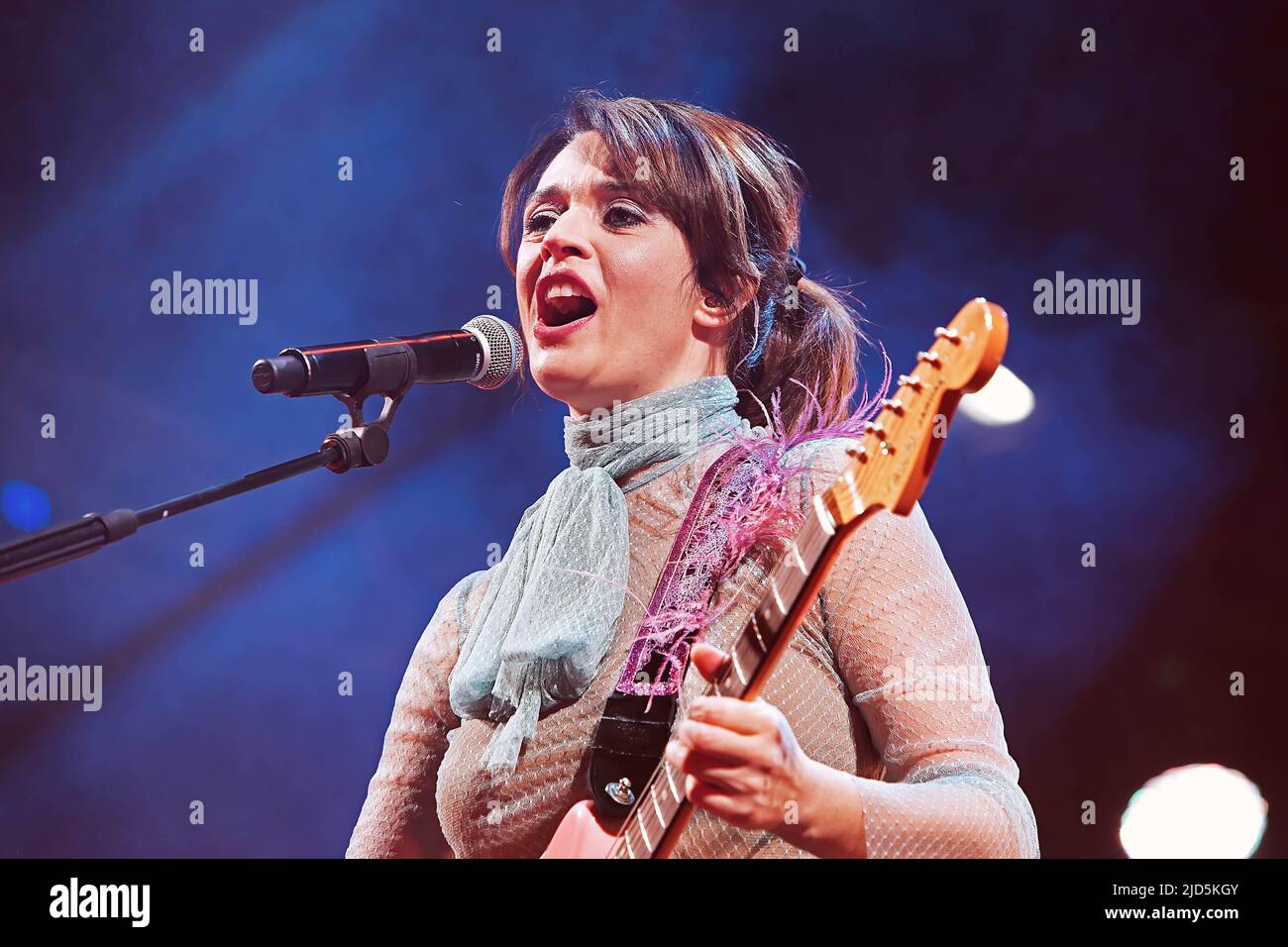 The Italian singer and songwriter, Carmen Consoli performs live at the ...