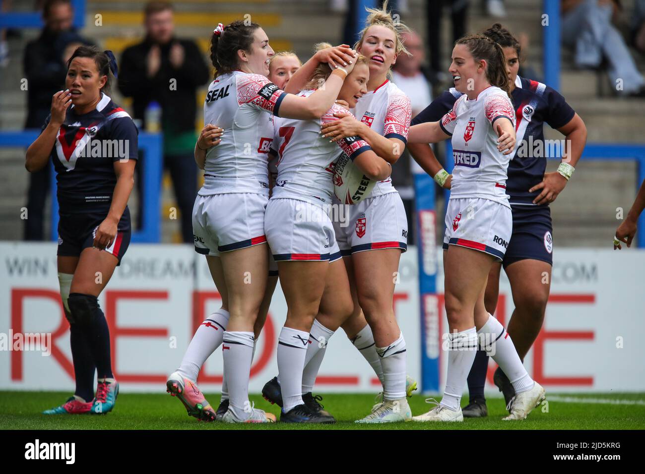 Georgia Roche #7 of the England women national rugby league team ...