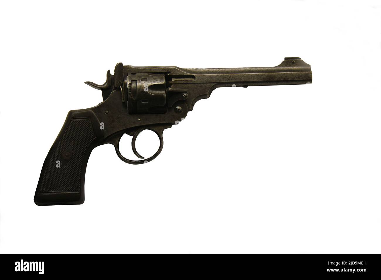 A Vintage Military Revolver Hand Gun Weapon Stock Photo - Alamy