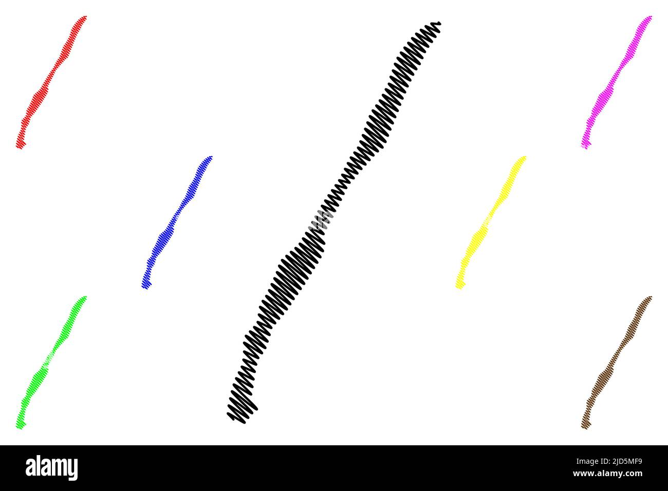 Hopen island (Kingdom of Norway, Svalbard archipelago) map vector ...