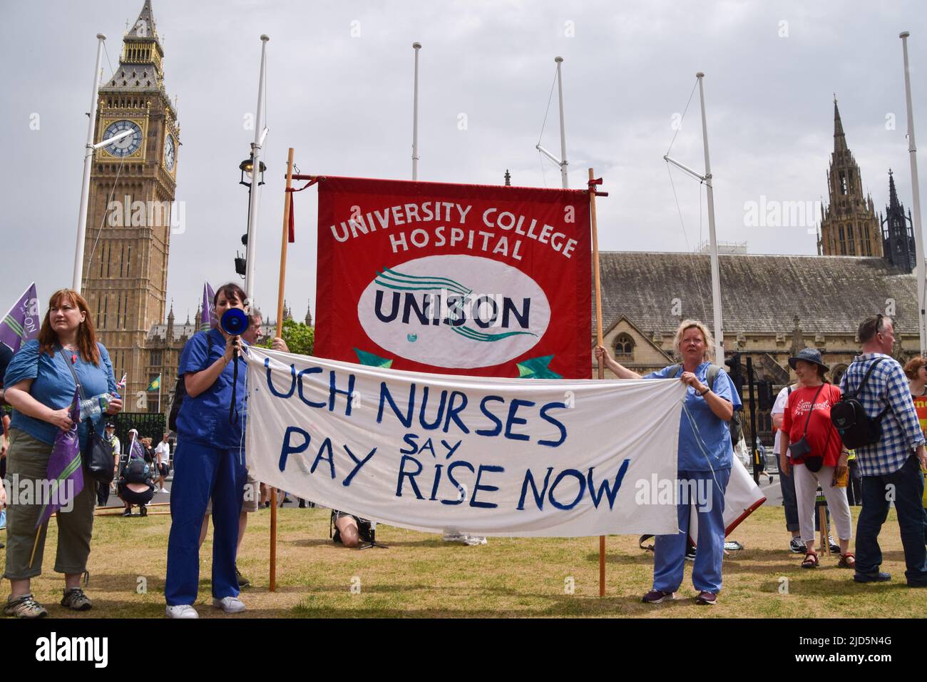 Unison union worker protest placard hi-res stock photography and images ...