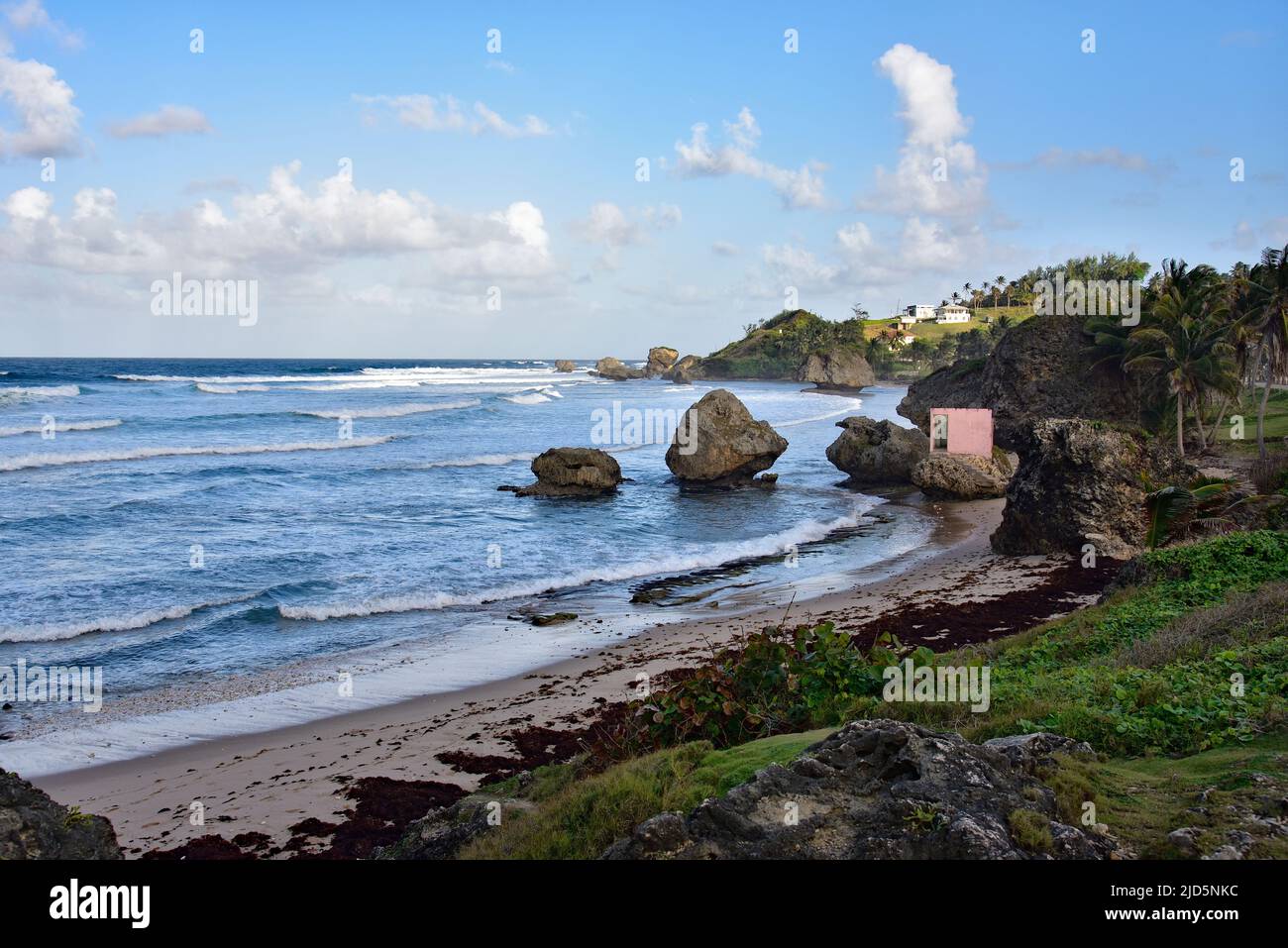 Abandoned beach house located on the atlantic east coast of the ...