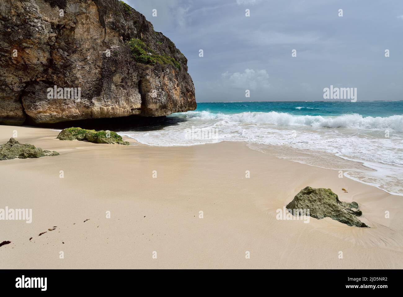 East coastline of island Barbados, Caribbean Islands Stock Photo - Alamy