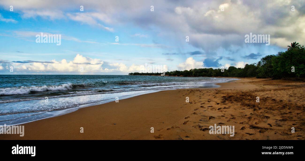 BASSE-TERRE/GUADELOUPE - JANUARY 08, 2019: People taking sun bath in ...