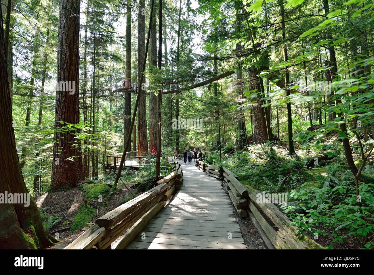 VANCOUVER, BRITISH COLUMBIA, CANADA, MAY 31, 2019: Visitors exploring ...
