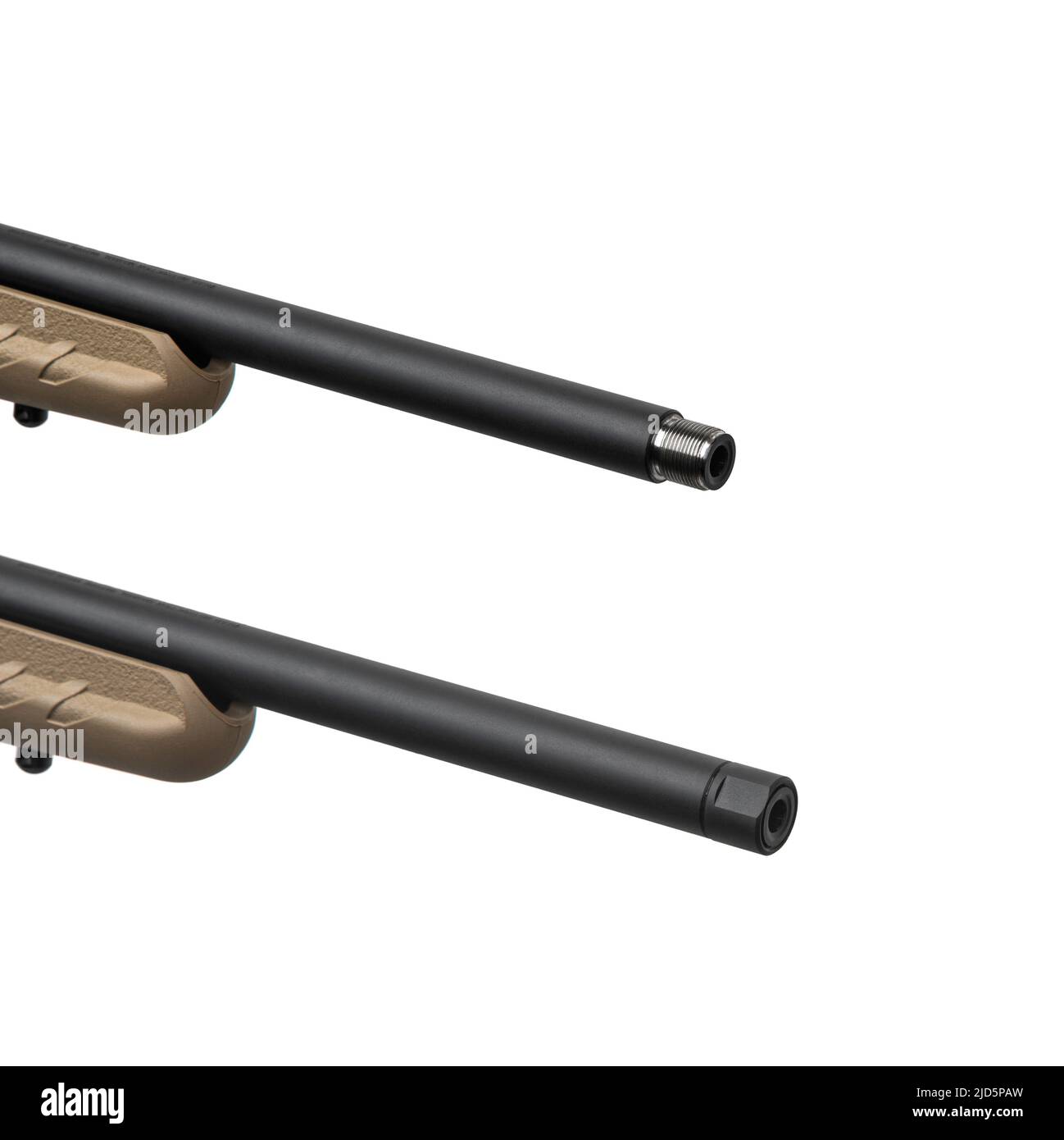 Modern bolt carbine isolated on white background. Weapons for sports ...