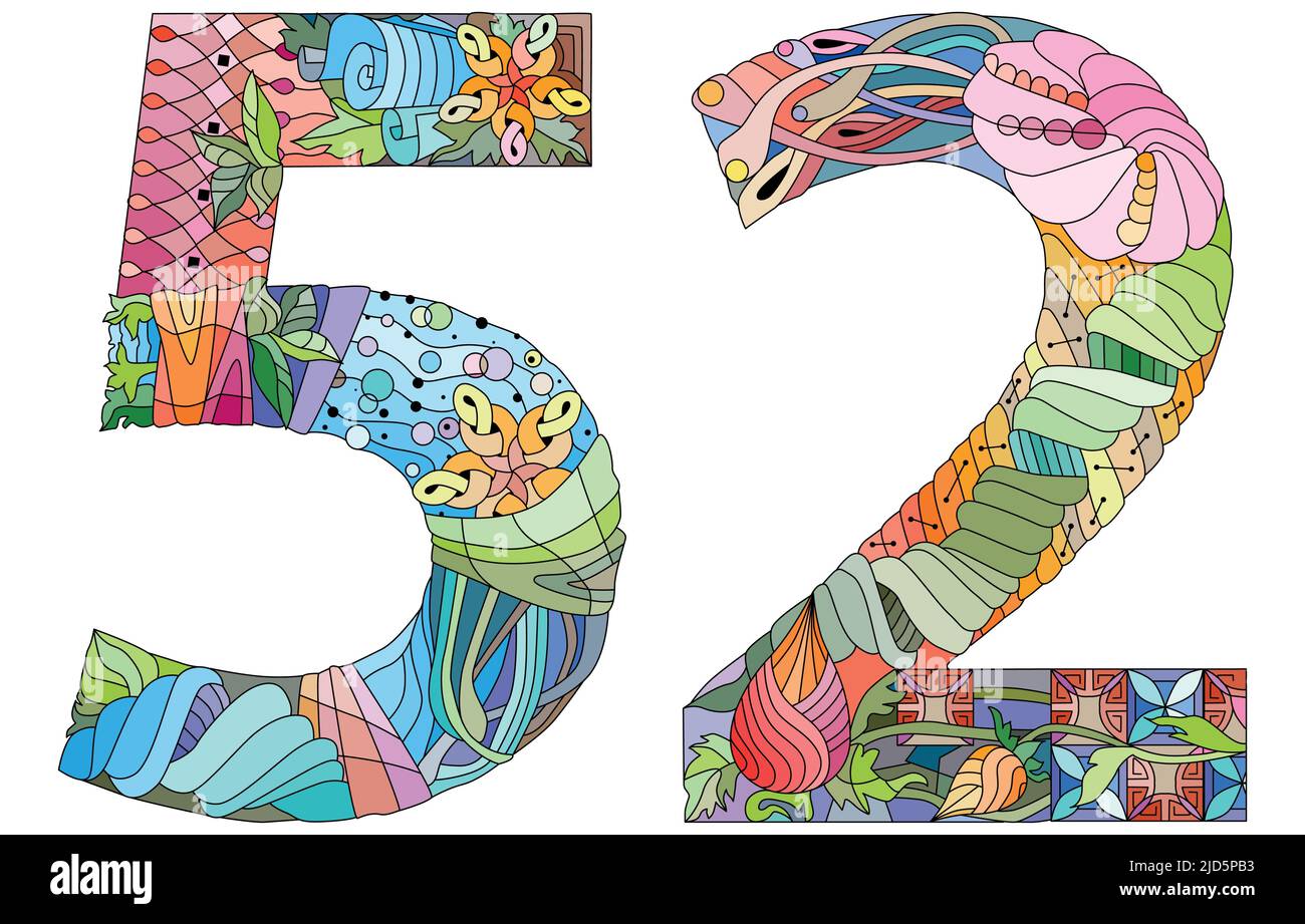 52 birthday Stock Vector Images - Alamy