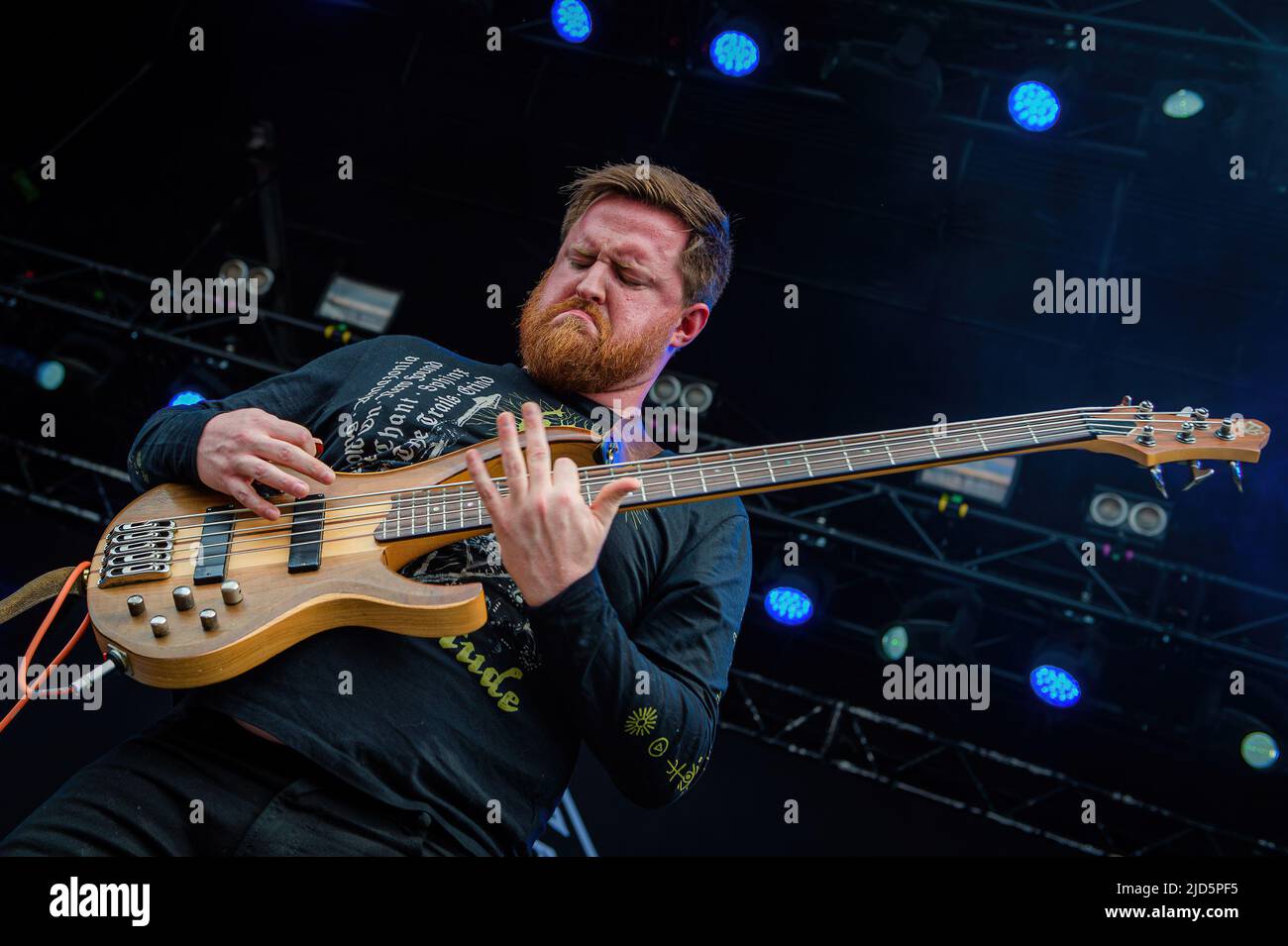 Copenhagen, Denmark. 17th, June 2022. The British metal band Urne ...