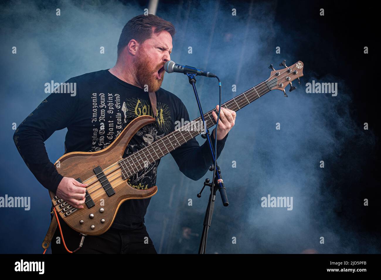 Copenhagen, Denmark. 17th, June 2022. The British metal band Urne ...