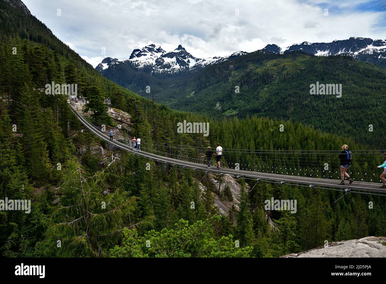 The sky pilot suspension bridge hi-res stock photography and images - Alamy