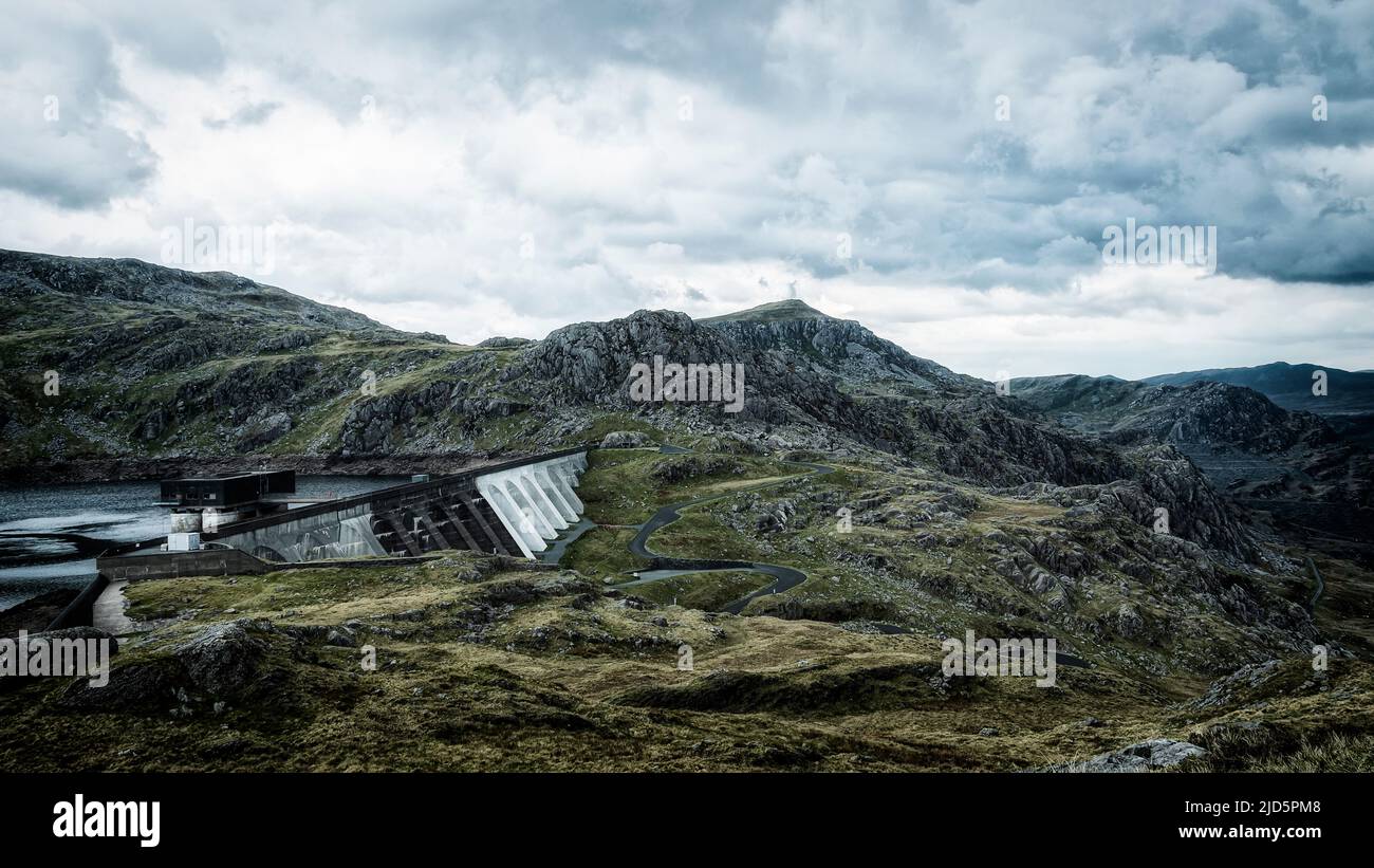Stwlan dam North Wales Stock Photo - Alamy