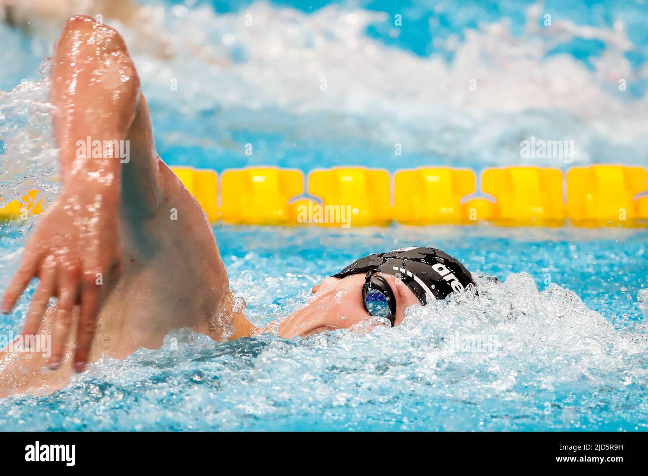 BUDAPEST, HUNGARY - JUNE 18: Lukas Martens of Germany competes in the ...