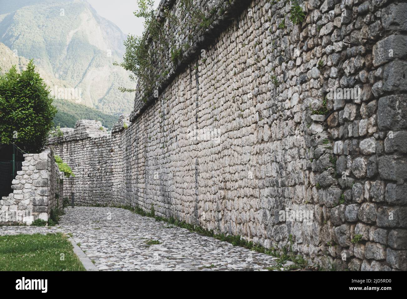Italy, July 2022: view of the beautiful village of Venzone in the ...