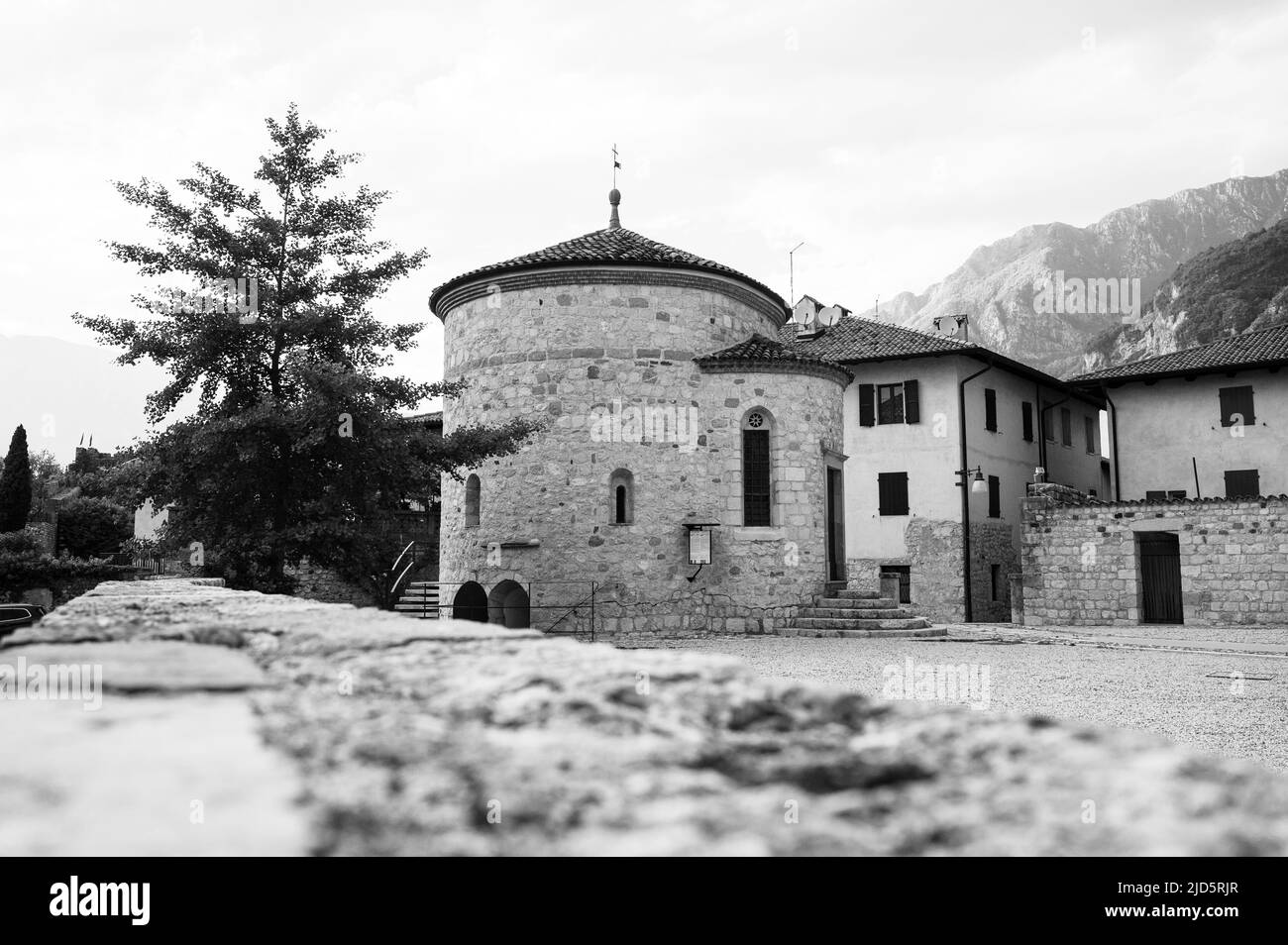 Italy, July 2022: view of the beautiful village of Venzone in the ...