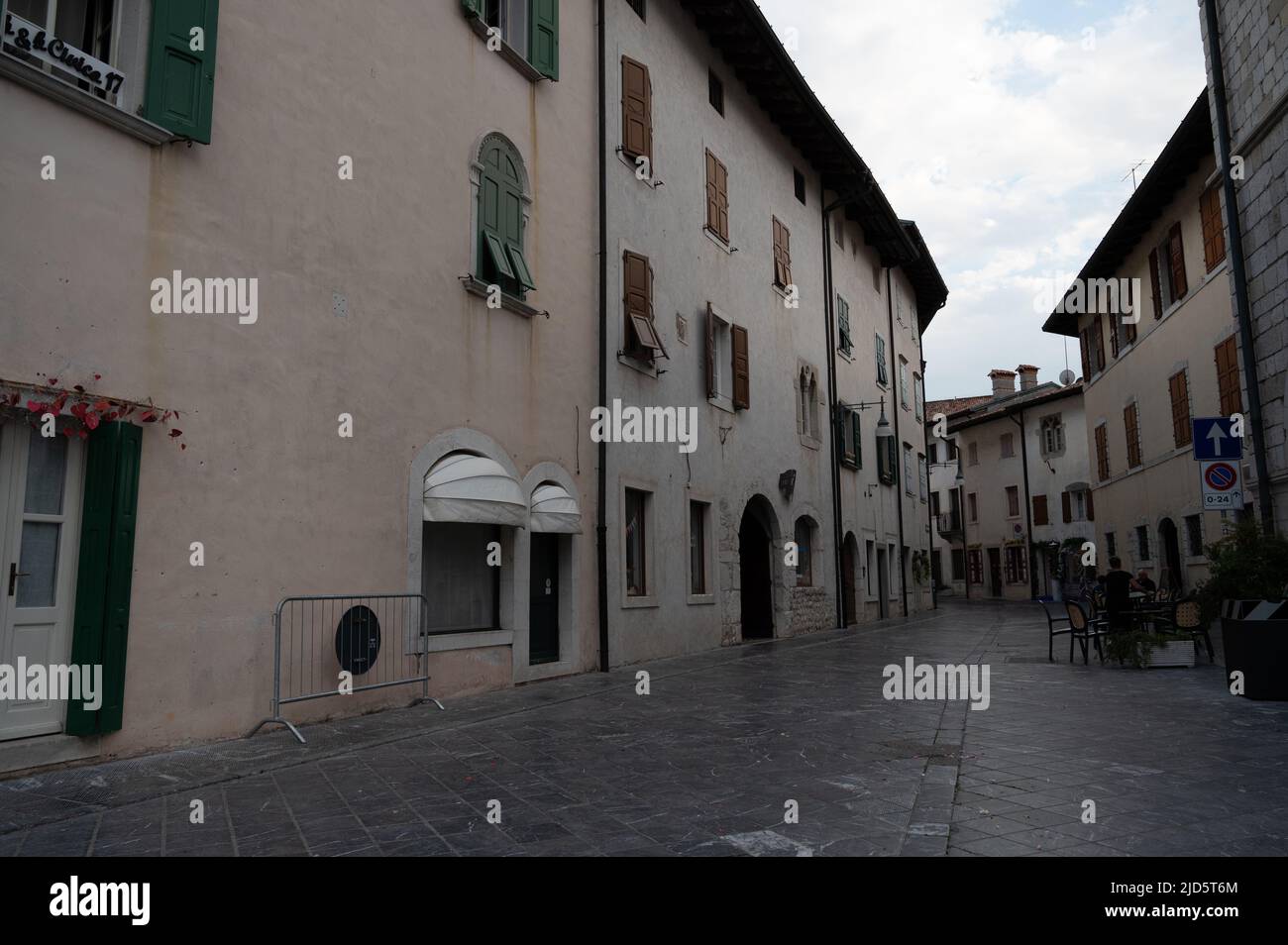 Italy, July 2022: view of the beautiful village of Venzone in the ...
