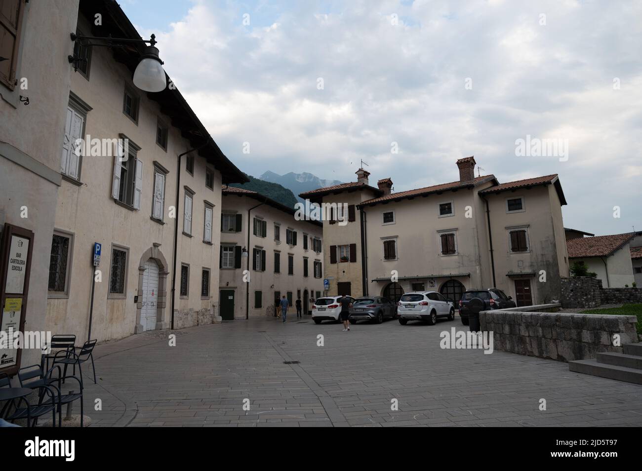 Italy, July 2022: view of the beautiful village of Venzone in the ...