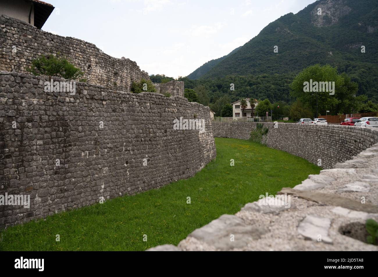Italy, July 2022: view of the beautiful village of Venzone in the ...