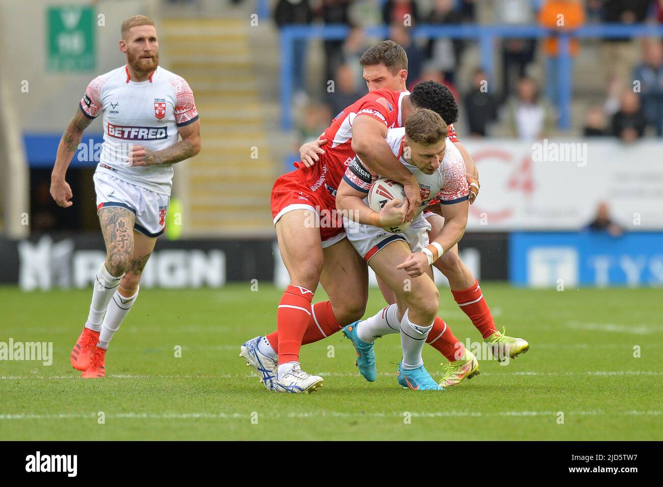Warrington, England - 18th June 2022 - Kelepi Tanganoa of Combined ...
