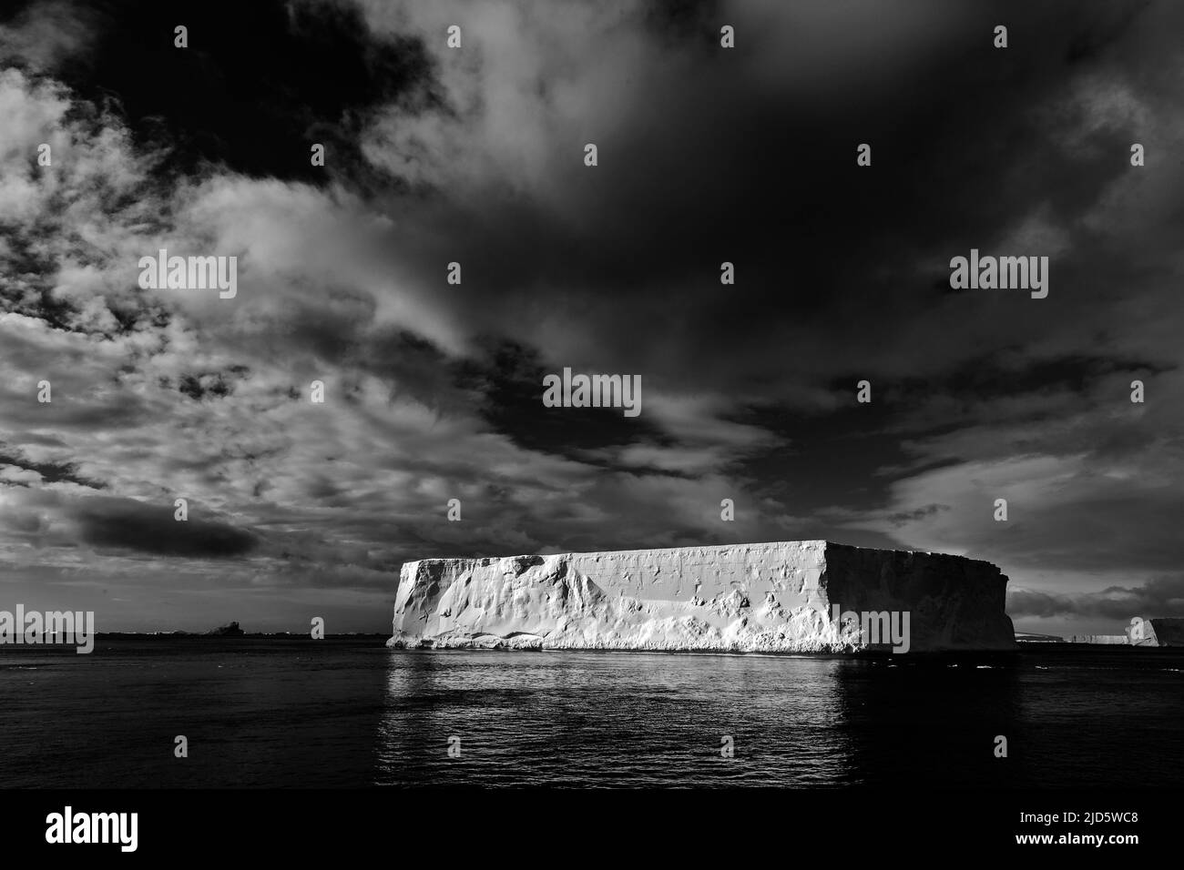 Iceberg Black And White