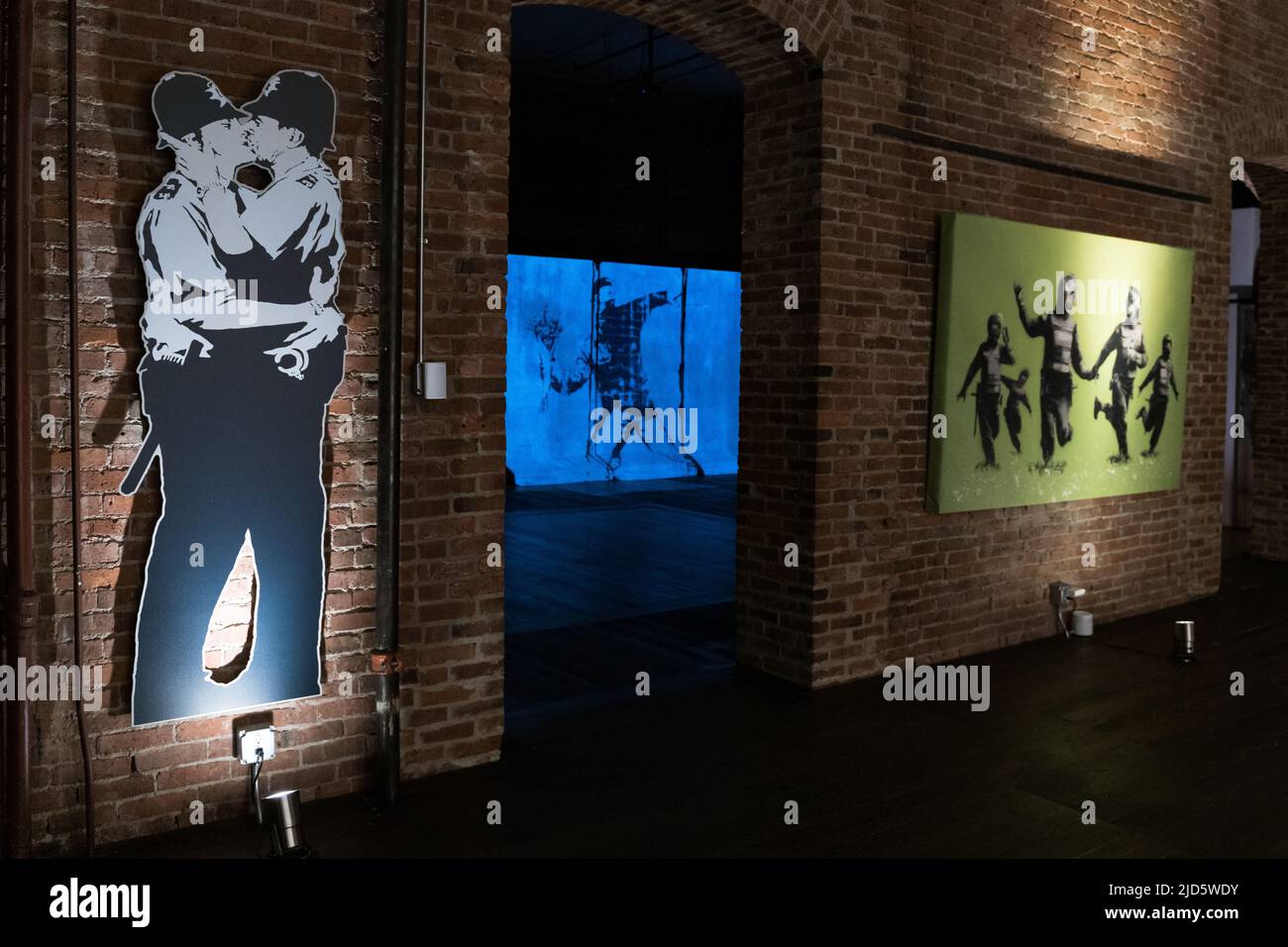 Seattle, USA. 8 Jun, 2022. BanksyLand Unauthorized and Unmasked ...