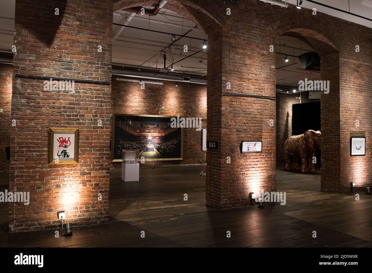 Seattle, USA. 8 Jun, 2022. BanksyLand Unauthorized and Unmasked ...