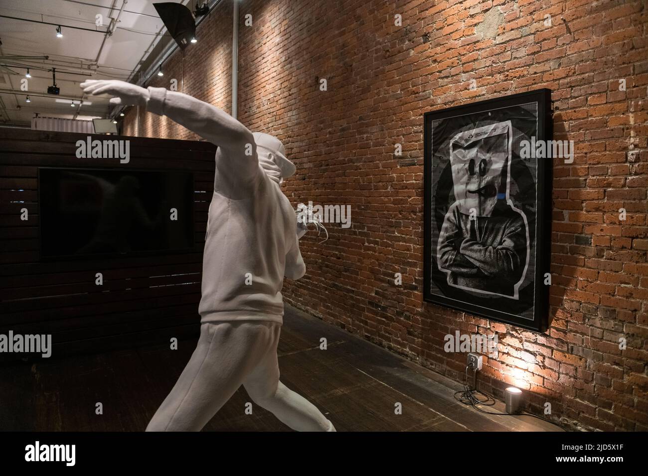 Seattle, USA. 8 Jun, 2022. BanksyLand Unauthorized and Unmasked ...