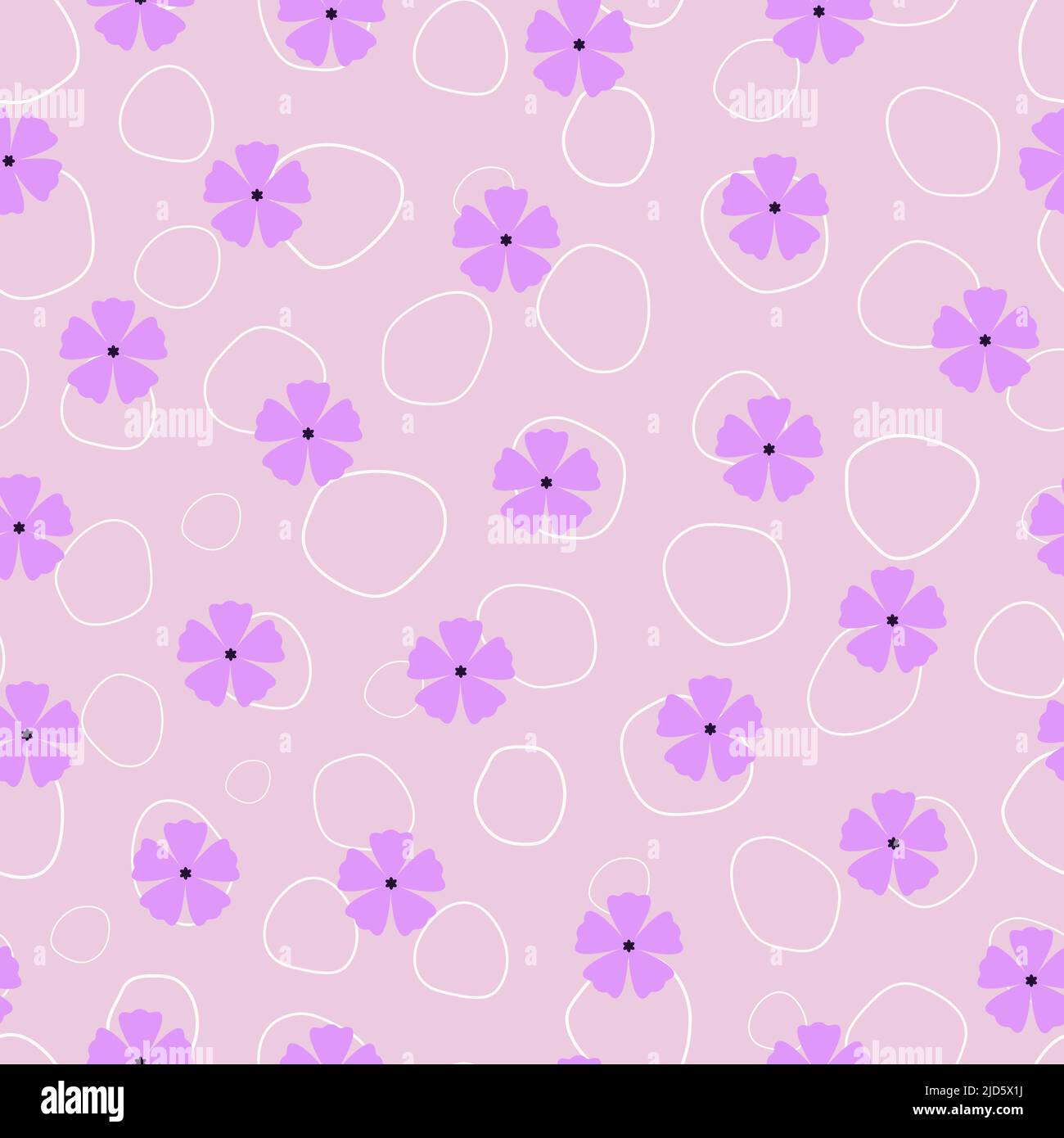Modern stylish vector ditsy floral seamless pattern design of flowers ...