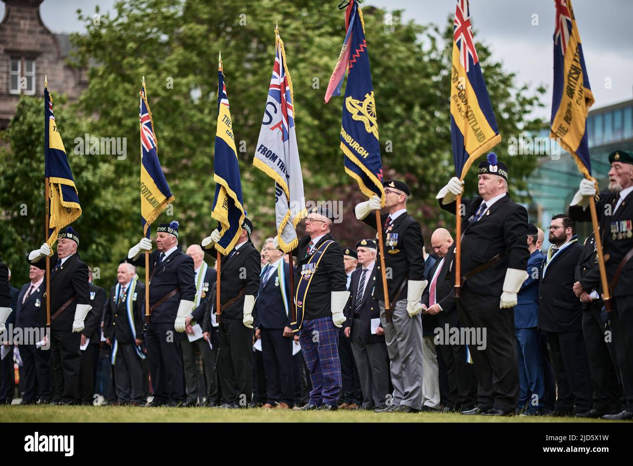 Edinburgh Scotland, UK June 18 2022. Falklands War 40th Anniversary ...