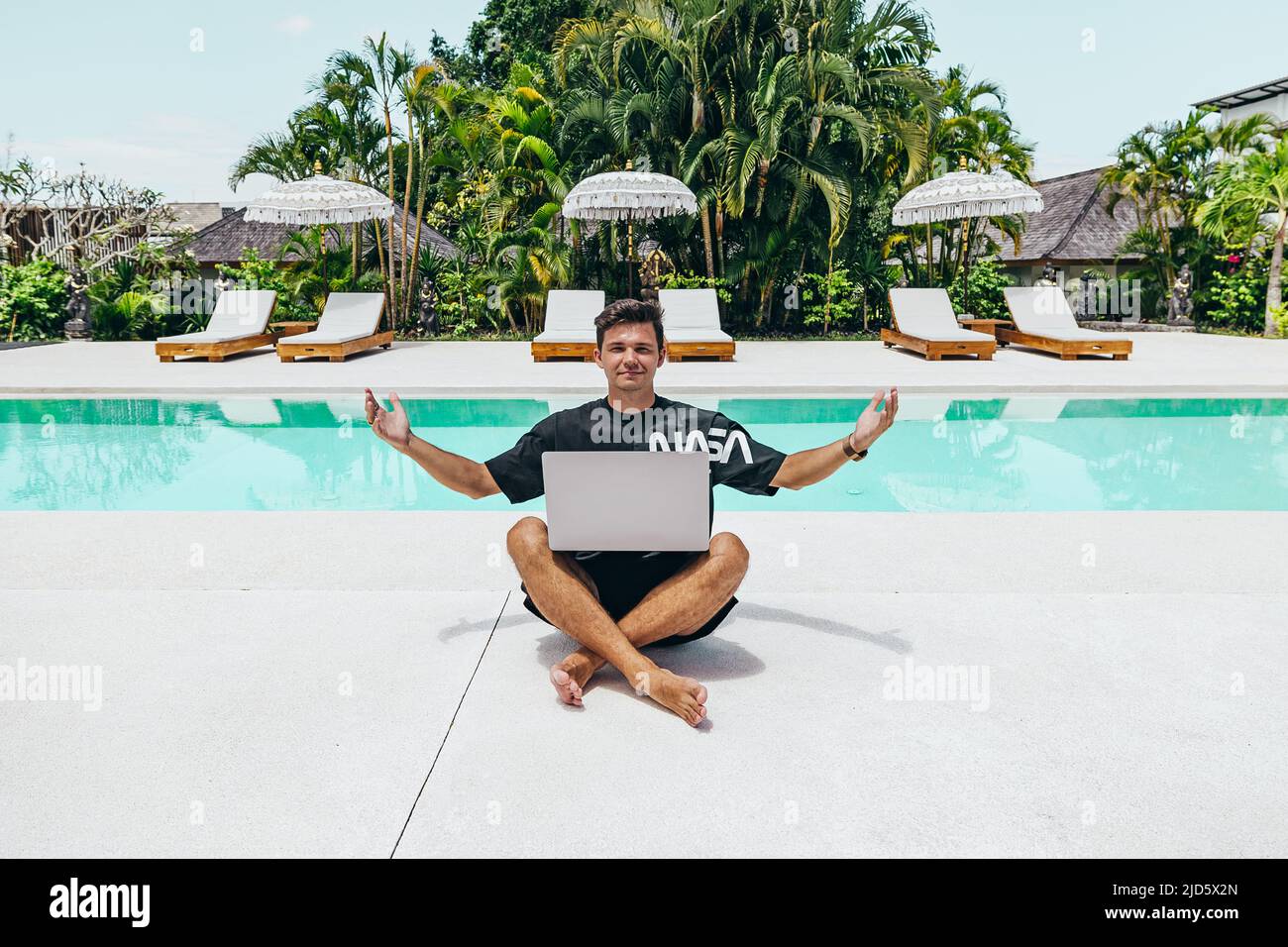 Bali work nomad hi-res stock photography and images - Alamy