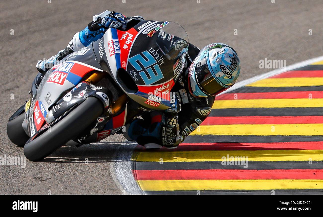 Hohenstein Ernstthal, Germany. 18th June, 2022. Motorsport/Motorcycle ...