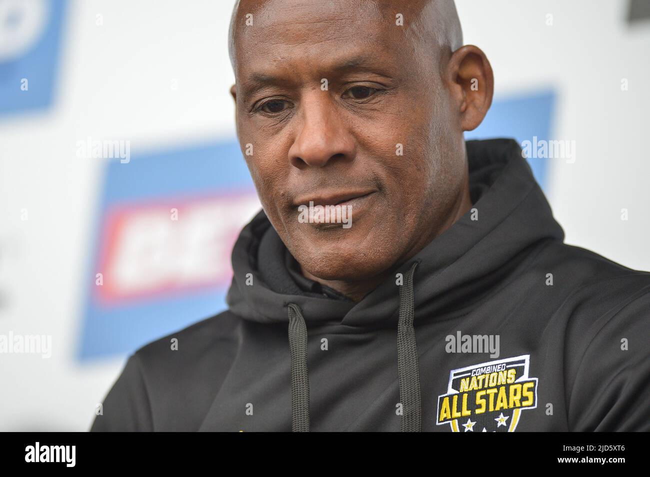 Warrington, England - 18th June 2022 - Ellery Hanley Head of Combined ...