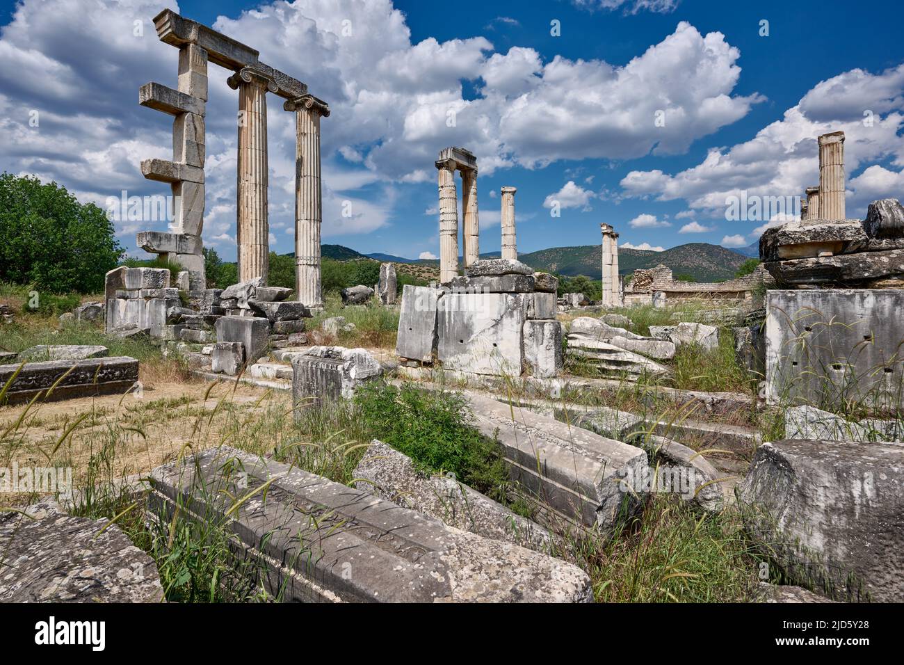The Temple of Aphrodite in Aphrodisias Ancient City, Denizli, Turkey ...