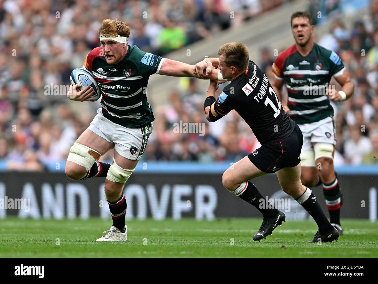 Ollie chessum leicester rugby 2022 hi-res stock photography and images ...