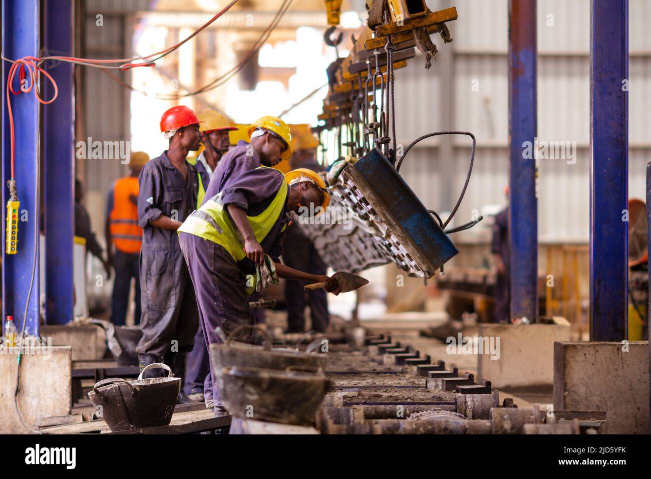 The Kenya Standard Gauge Railway is a partially finished railway system ...
