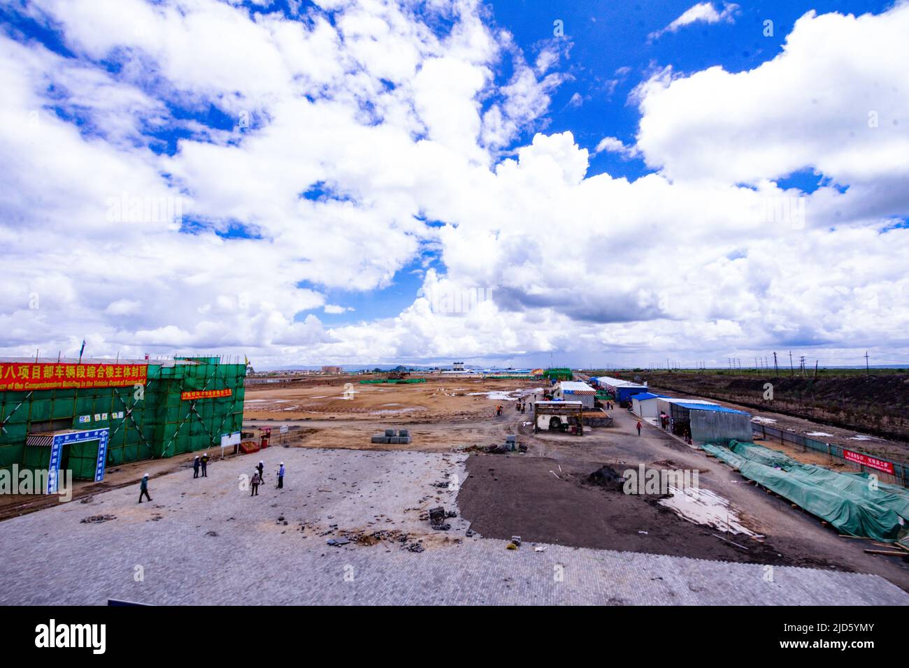 The Kenya Standard Gauge Railway is a partially finished railway system ...