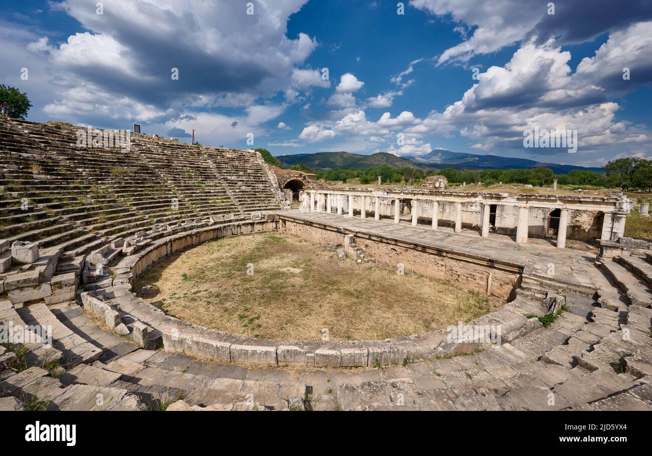 theater of Aphrodisias Ancient City, Denizli, Turkey Stock Photo - Alamy