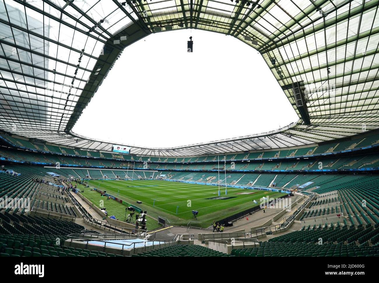Twickenham stadium interior hi-res stock photography and images - Alamy