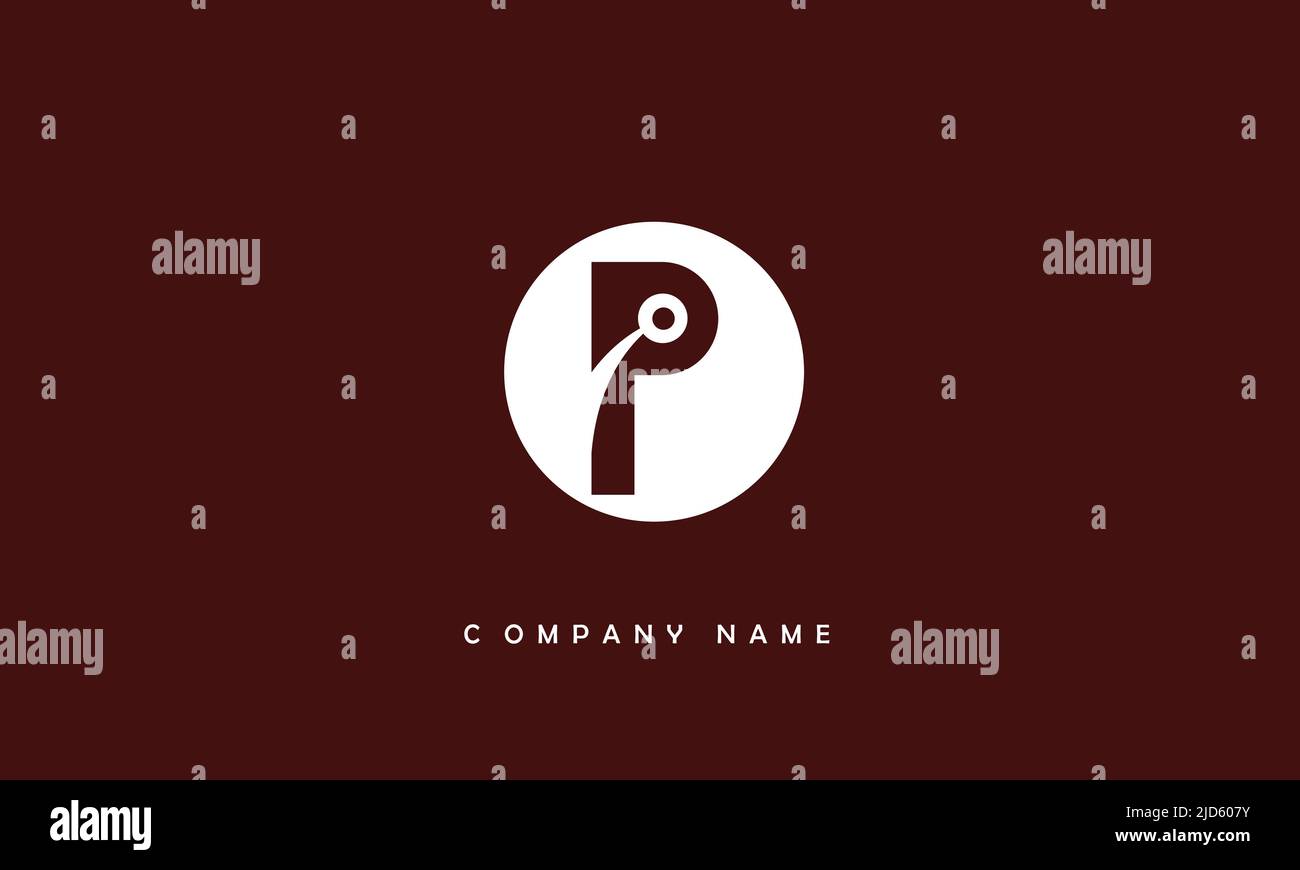 P Alphabet Letter Logo Monogram Stock Vector Image & Art - Alamy