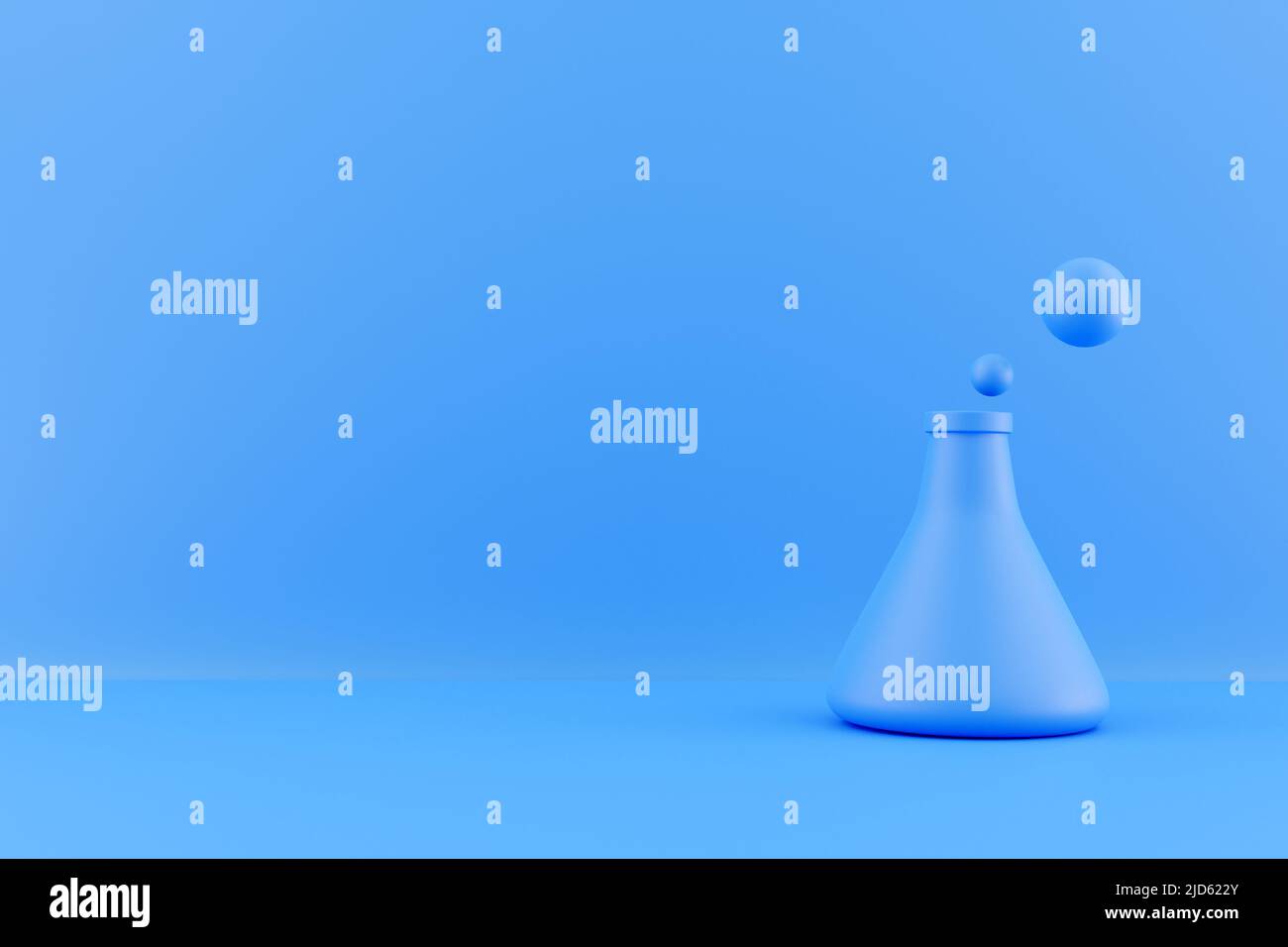 3d render chemical flask. 3d render flask. 3d render flask illustration ...