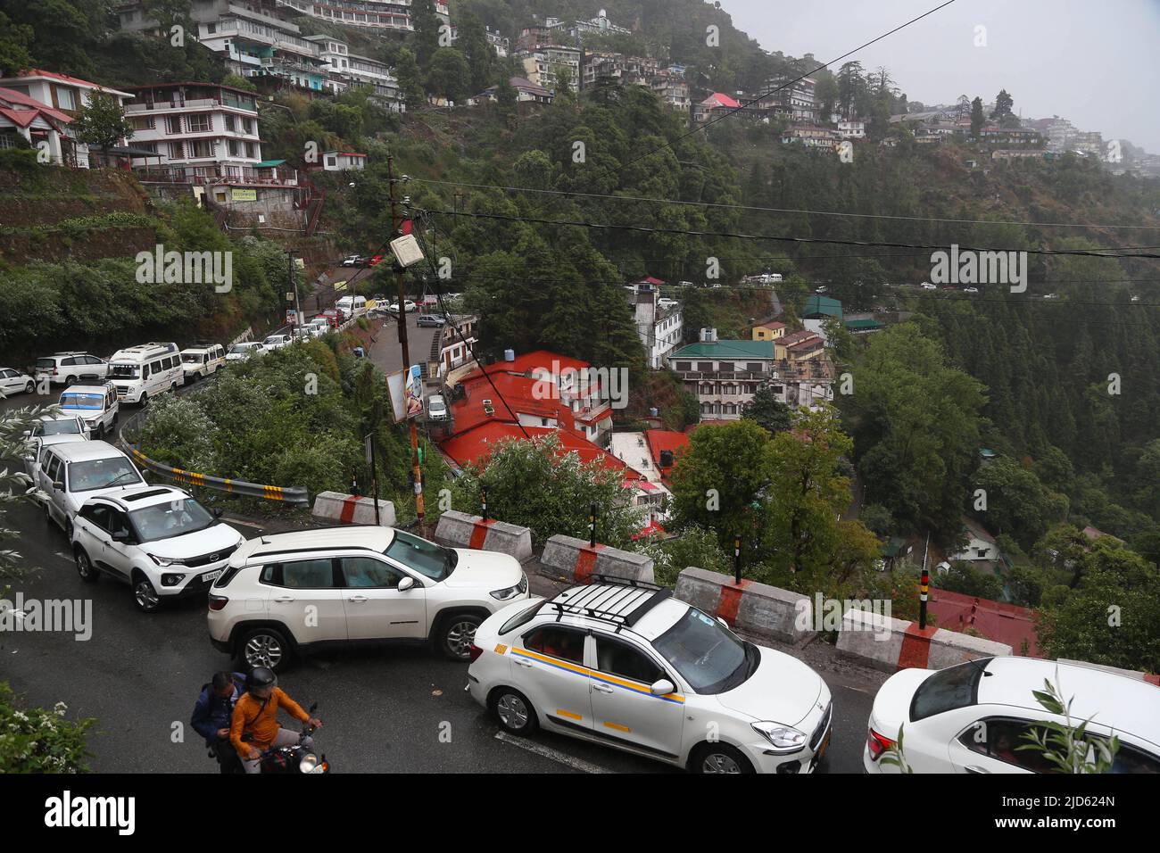 Traffic jam in india monsoon hi-res stock photography and images - Alamy