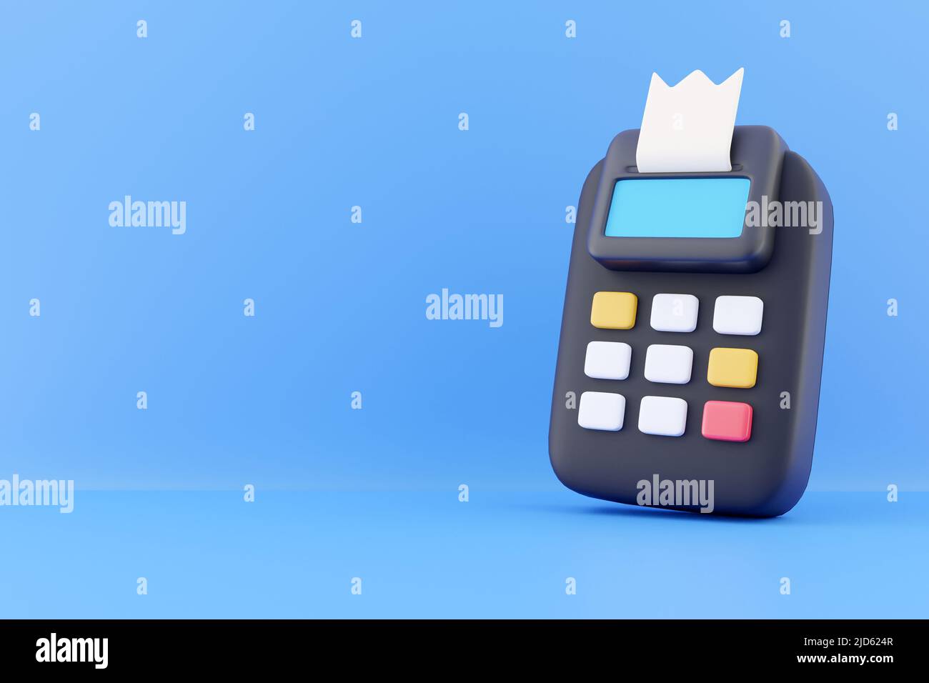 3d render credit card terminal machine. 3d rendering credit card reader ...