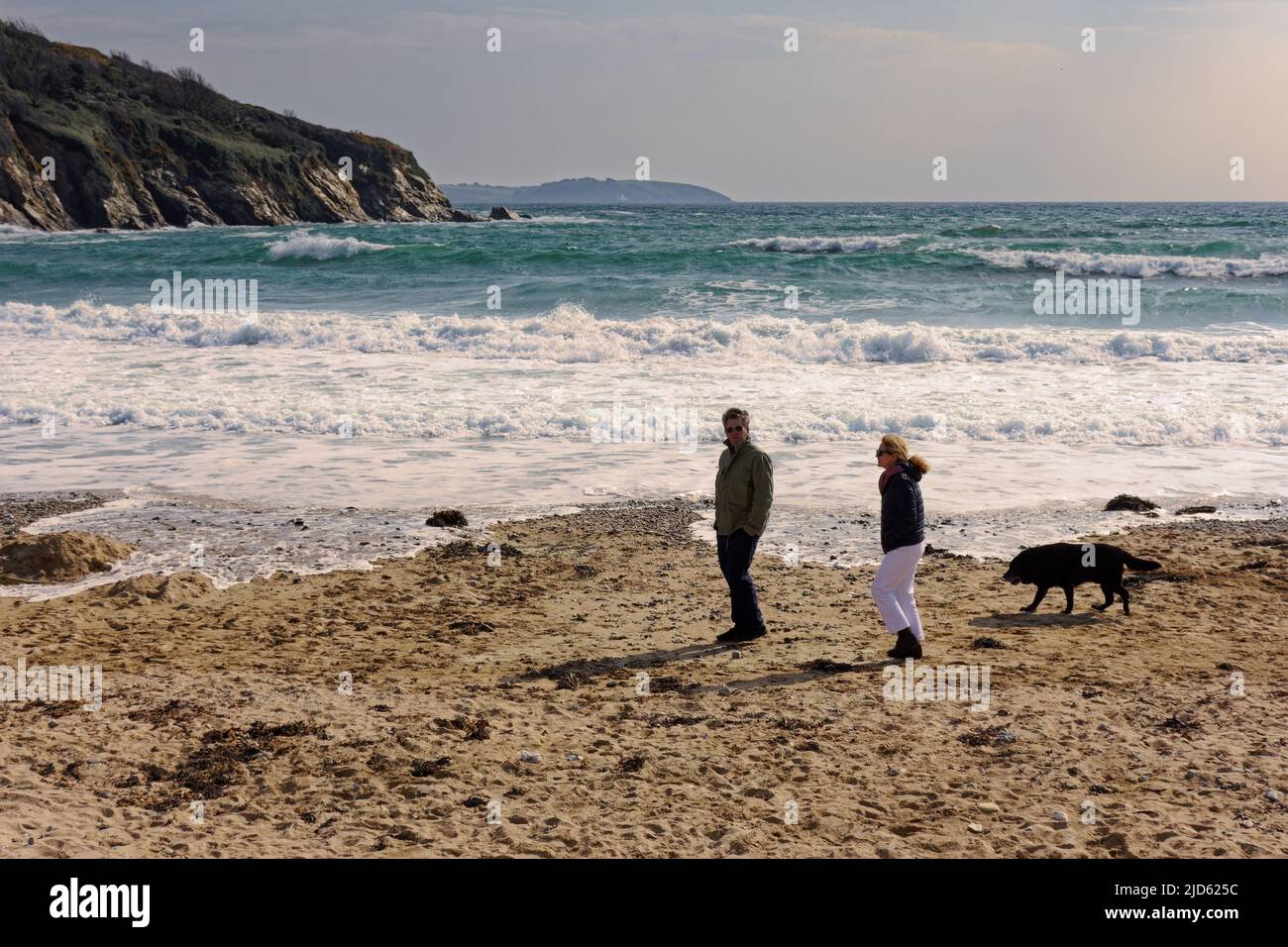 Easter fun at Maenporth, Cornwall Stock Photo - Alamy
