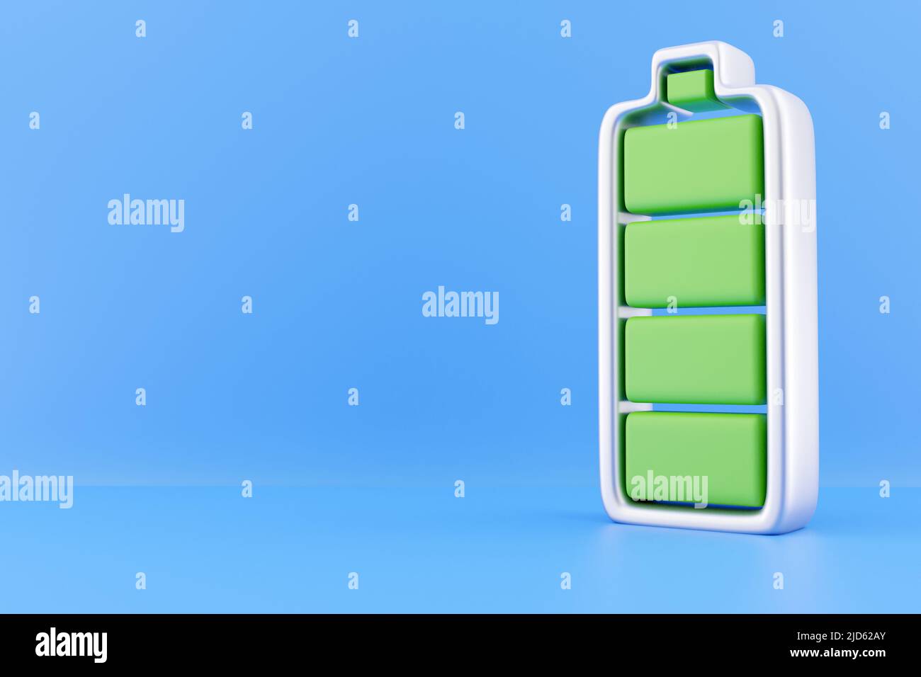 3d render charged battery. 3d rendering charged battery. 3d render ...