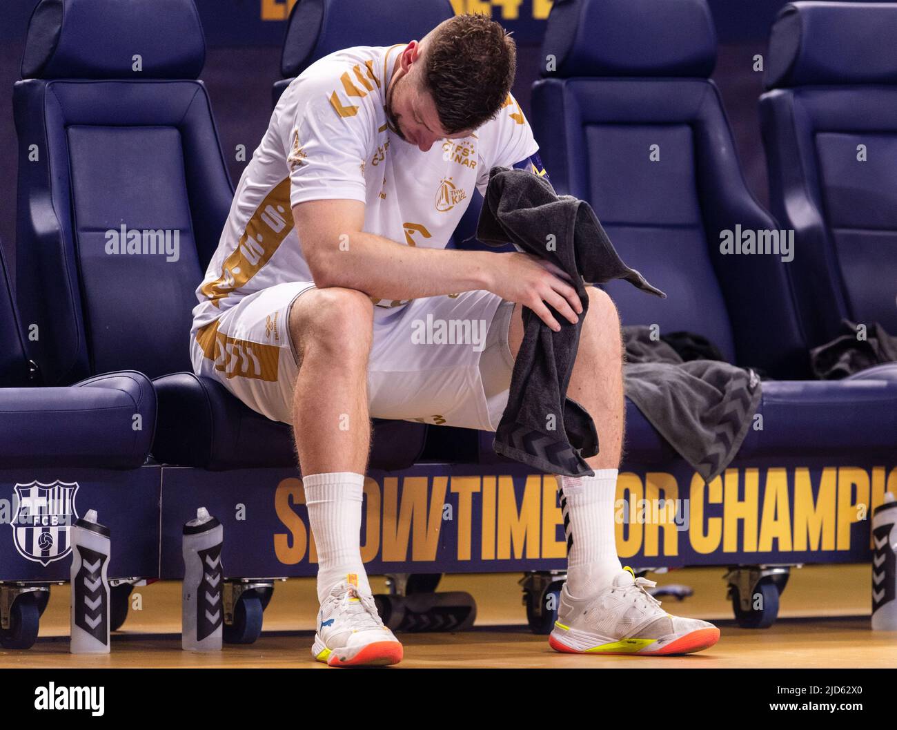 Cologne, Germany. 18th June, 2022. Handball: Champions League, THW Kiel ...