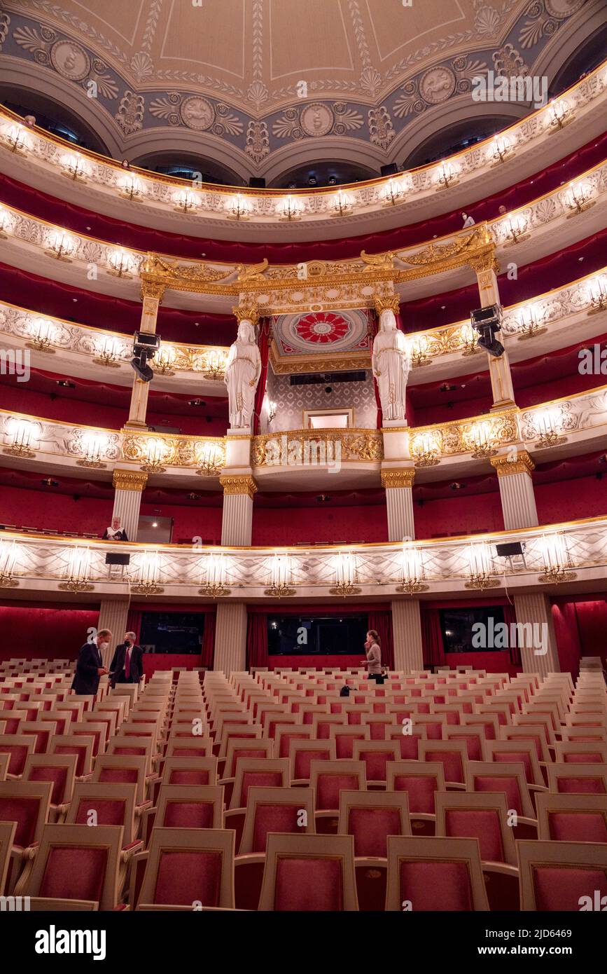 The national theatre inside hi-res stock photography and images - Alamy