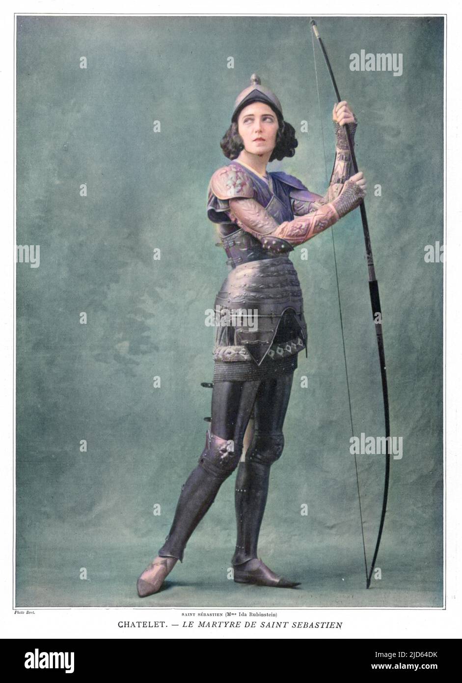 IDA RUBINSTEIN French actress as Saint Sebastian in Le martyre de Saint ...