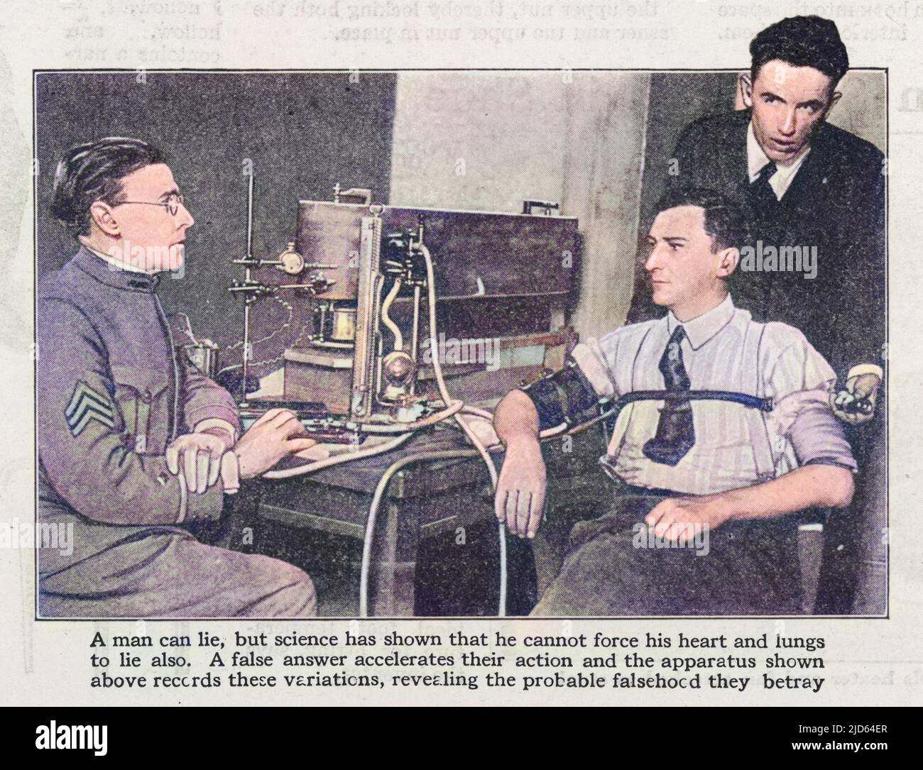 American instrument for the detection of uttered fibs, falsehoods, and ...