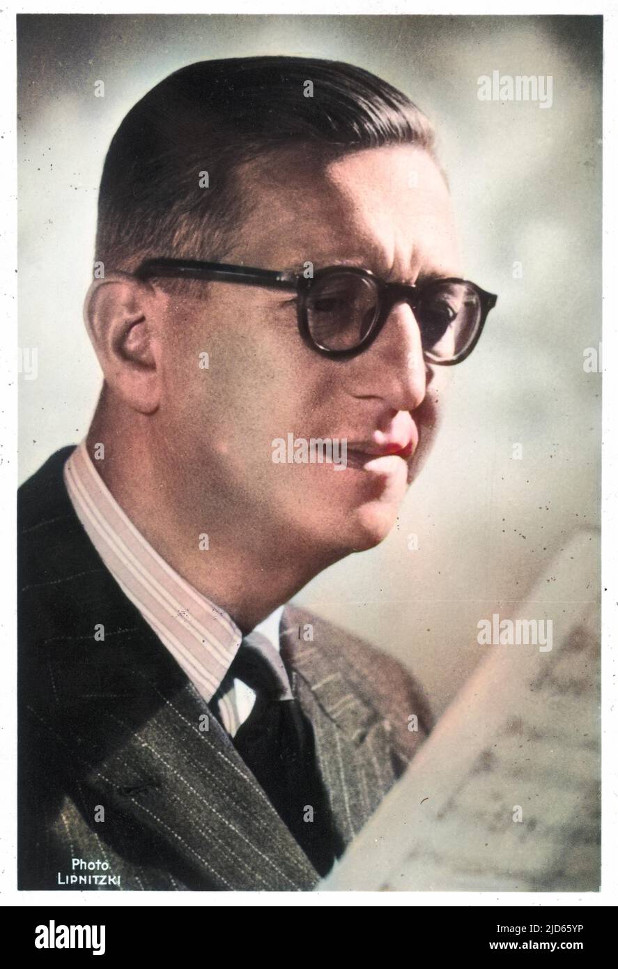 Henri Sauguet (real name Jean-Pierre Poupard) French musician ...