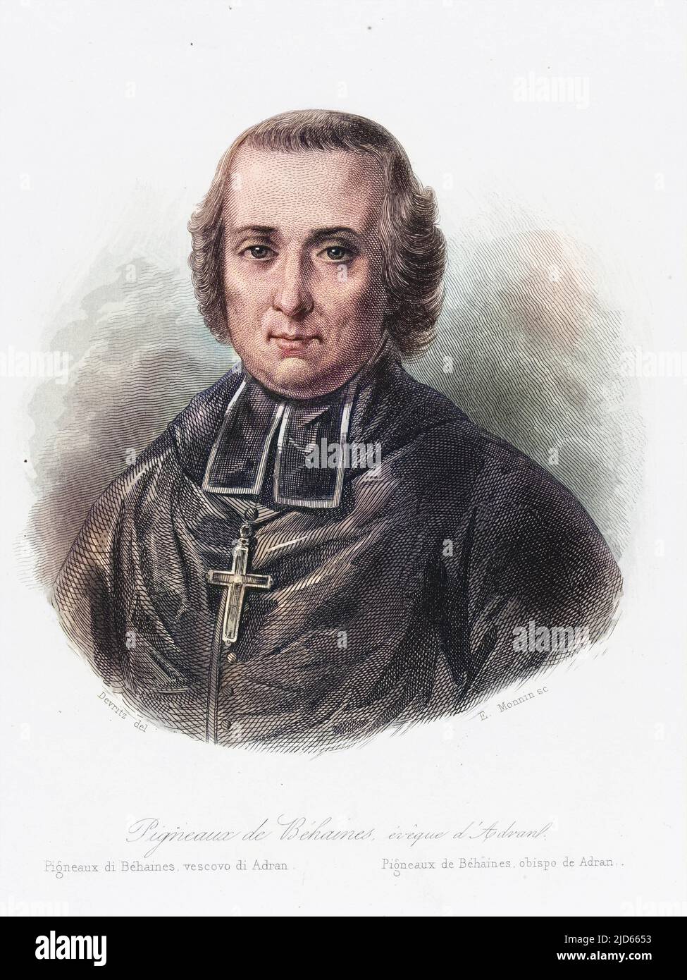 Pierre Joseph Georges Pigneau de Behaine (1741 - 1799), a French ...